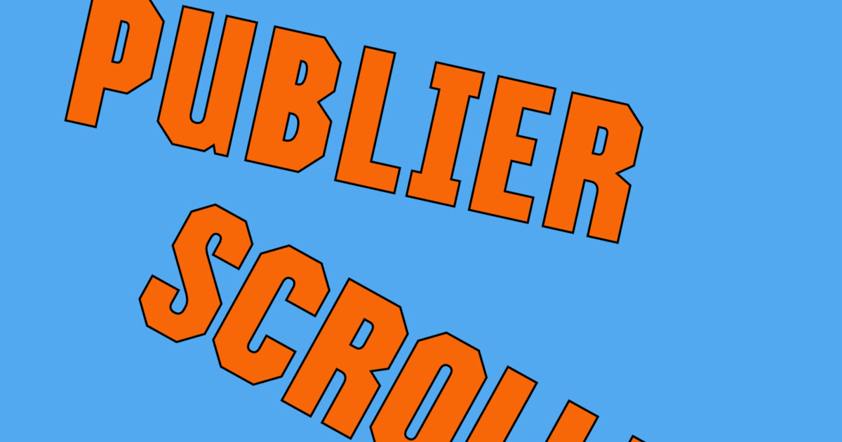 Texter, publier, scroller | Écosociété